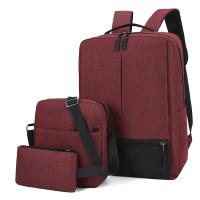China 3pc Mens Work Laptop Backpack Set Smart Travel Backpack Set Unisex for sale