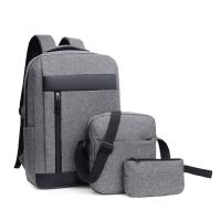 China Black ODM Unisex Backpack Sets Business 3 In 1 Laptop Backpack Set  School for sale