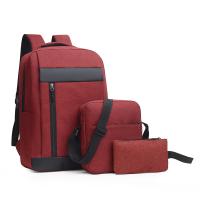 China Black ODM Unisex Backpack Sets Business 3 In 1 Laptop Backpack Set  School for sale