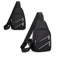 China 9.7 Inch Multi Pocket Crossbody Sling Bag Oxford Cloth Shoulder Bag 30x18x6cm for sale