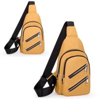 China 9.7 Inch Multi Pocket Crossbody Sling Bag Oxford Cloth Shoulder Bag 30x18x6cm for sale