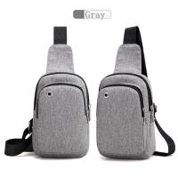 China Water Resistant Nylon Crossbody Sling Bag 18x21x7cm Adjustable Strap Chest Pack for sale