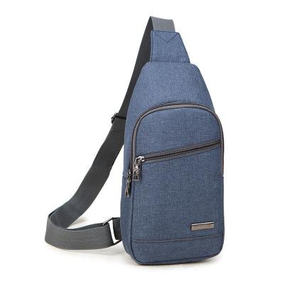 China Men's Crossbody Sling Backpack 37x18x8cm Waterproof Oxford Cloth Large Capacity Chest Bag for sale