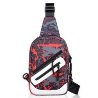 China Neoprene Waterproof Anti Theft Cross Body Sling Bag 26x16x7cm Unisex Travel Chest Pack for sale