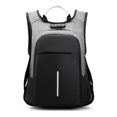 China Anti Theft Laptop Backpack 38cm USB Charging Waterproof Travel Office BSCI for sale