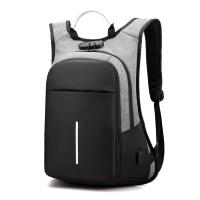 China Anti Theft Laptop Backpack 38cm USB Charging Waterproof Travel Office BSCI for sale
