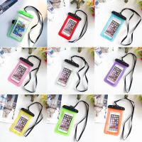 China Universal Waterproof Cell Phone Pouch Clear Floating Waterproof Phone Case Lanyard for sale
