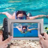 China Universal Waterproof Cell Phone Pouch Clear Floating Waterproof Phone Case Lanyard for sale