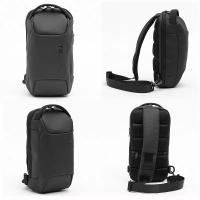 China 1200D Reverse Coating Laptop Rucksack ODM Leisure Cross Body Shoulder Bag 17.5x10x32CM for sale