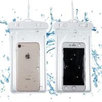China Waterproof Cell Phone Case With Lanyard Swimming for sale
