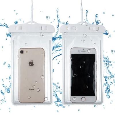 China Waterproof Cell Phone Case With Lanyard Swimming for sale