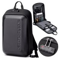 China EVA Hard Case Waterproof Business Backpack With Usb Charging Port Polyester for sale