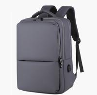 China Anti Theft Laptop Backpack 44cm Nylon Waterproof Business Travel Bag with USB Charging Port for sale