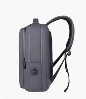 China Anti Theft Laptop Backpack 44cm Nylon Waterproof Business Travel Bag with USB Charging Port for sale
