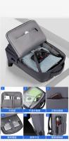 China Anti Theft Laptop Backpack 44cm Nylon Waterproof Business Travel Bag with USB Charging Port for sale