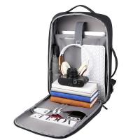 China Waterproof USB Charging Backpack 30x11x46cm Laptop Bag for Men Women 17.3 Inch for sale