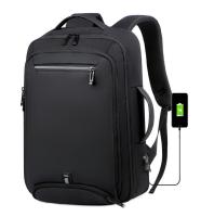 China Waterproof USB Charging Backpack 30x11x46cm Laptop Bag for Men Women 17.3 Inch for sale