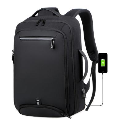 China Waterproof USB Charging Backpack 30x11x46cm Laptop Bag for Men Women 17.3 Inch for sale