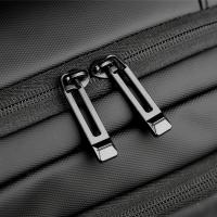 China Men 17.3 Inch Water Resistant Nylon Laptop Backpack Black 32x11x45 cm for sale