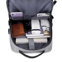 China 15.6 Inch Business Travel Laptop Backpack Nylon USB Charging 40x12x30cm for sale
