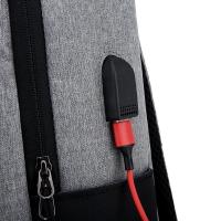China 15.6 Inch Business Travel Laptop Backpack Nylon USB Charging 40x12x30cm for sale