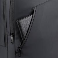 China Black BSCI Business Laptop Backpack 41x30x12 cm Water Resistant Oxford Nylon ODM for sale