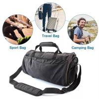 China Polyester Anti Theft Travel Gym Bag 65L with Wet Pocket Shoe Compartment for sale