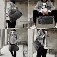 China Polyester Anti Theft Travel Gym Bag 65L with Wet Pocket Shoe Compartment for sale