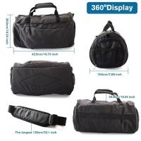 China Polyester Anti Theft Travel Gym Bag 65L with Wet Pocket Shoe Compartment for sale