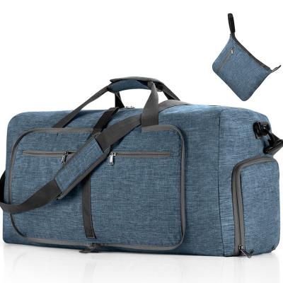 China Foldable Travel Duffle Bag 24x10x13 Inch Large Capacity Lightweight Portable Camping Luggage for sale