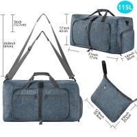 China Foldable Travel Duffle Bag 24x10x13 Inch Large Capacity Lightweight Portable Camping Luggage for sale