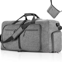 China Foldable Travel Duffle Bag 24x10x13 Inch Large Capacity Lightweight Portable Camping Luggage for sale