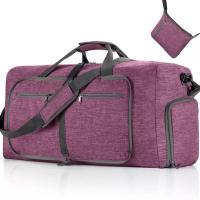 China Foldable Travel Duffle Bag 24x10x13 Inch Large Capacity Lightweight Portable Camping Luggage for sale