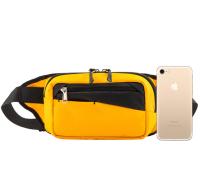 China Eco-Friendly Waterproof Polyester Waist Bag 11.5x7x4 Inch Outdoor Running Fanny Pack for sale