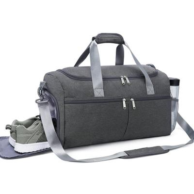 China 18 Inch Anti Theft Travel Duffle Bag with Shoe Compartment Wet Pocket 600D for sale