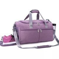 China 18 Inch Anti Theft Travel Duffle Bag with Shoe Compartment Wet Pocket 600D for sale
