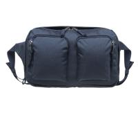 China Custom Navy Blue Luxury Belt Bag Fanny Pack Waist Pouch for Ladies 100% Polyester Waterproof for sale