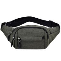 China RPET Water Resistant Waist Pack 28x10x14 cm Eco Friendly Fanny Pack for Men Women Custom Print for sale