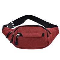 China RPET Water Resistant Waist Pack 28x10x14 cm Eco Friendly Fanny Pack for Men Women Custom Print for sale
