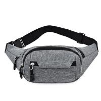 China RPET Water Resistant Waist Pack 28x10x14 cm Eco Friendly Fanny Pack for Men Women Custom Print for sale
