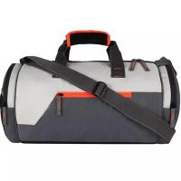 China Oxford Round Travel Duffle Bag 38x24x24cm with Shoe Compartment for Men Women for sale