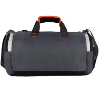 China Oxford Round Travel Duffle Bag 38x24x24cm with Shoe Compartment for Men Women for sale