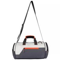 China Oxford Round Travel Duffle Bag 38x24x24cm with Shoe Compartment for Men Women for sale