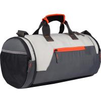 China Oxford Round Travel Duffle Bag 38x24x24cm with Shoe Compartment for Men Women for sale