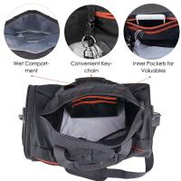 China Lightweight Anti Theft Travel Gym Duffle Bag 35L with Shoe Compartment Wet Pocket for sale
