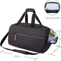 China Simple Plain Anti Theft Travel Bag Lightweight Waterproof Bag Polyester for sale