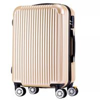 China PC Polycarbonate 3 Piece Luggage Set Shiny Surface Hardside Trolley 20 24 28 Inch for sale