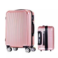 China PC Polycarbonate 3 Piece Luggage Set Shiny Surface Hardside Trolley 20 24 28 Inch for sale