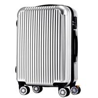 China PC Polycarbonate 3 Piece Luggage Set Shiny Surface Hardside Trolley 20 24 28 Inch for sale