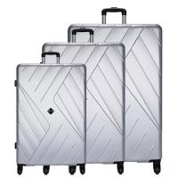 China Custom Waterproof Travel Luggage Sets Accessory ABS Hard Shell Trolley Suitcase for sale